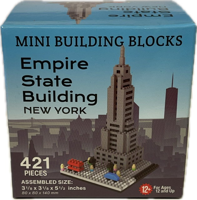 ESB NY Mini Building Blocks – Empire State Building Gifts