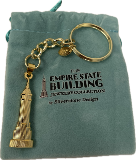 ESB 24K Gold Plated Key Chain – Empire State Building Gifts