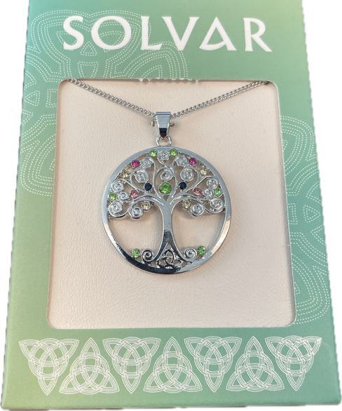 Solvar Tree Of Life Pendant Necklace – Empire State Building Gifts