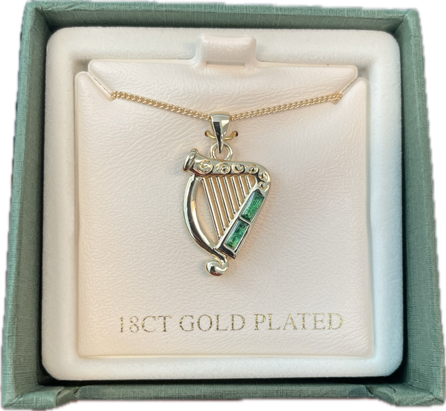 Solvar Harp Pendant Necklace – Empire State Building Gifts