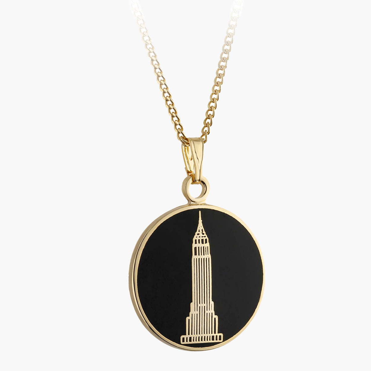 Empire State Building Enamel Necklace – Empire State Building Gifts